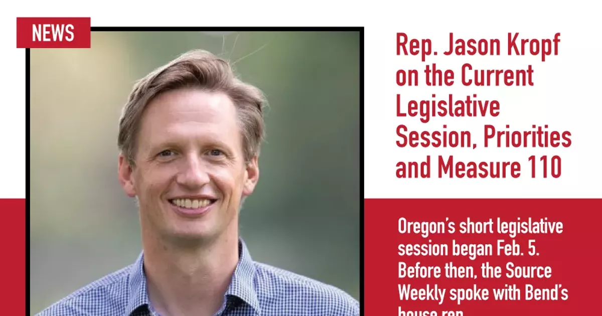 Rep. Jason Kropf on the Current Legislative Session, Priorities and ...